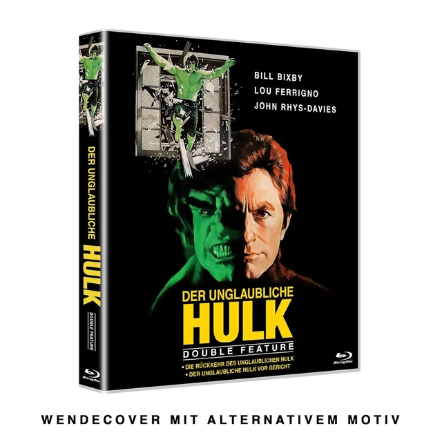 DER UNGLAUBLICHE HULK - DOUBLE FEATURE A (Blu-ray) Bill Bixby Lou ...