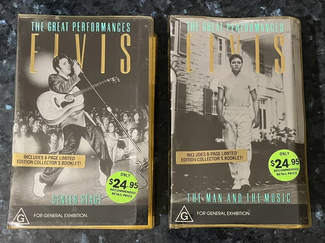 ELVIS PRESLEY THE Great Performances VHS x 2 SEALED $15.00 - PicClick AU
