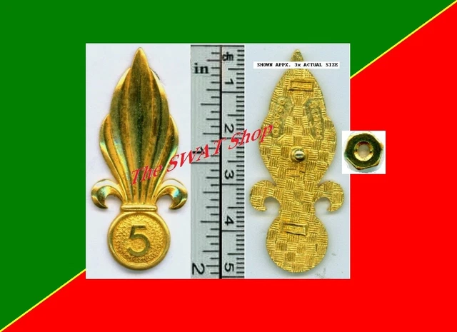 FRENCH FOREIGN LEGION 5th INFANTRY REGIMENT BERET FLAME 1958-61 £19.81 ...