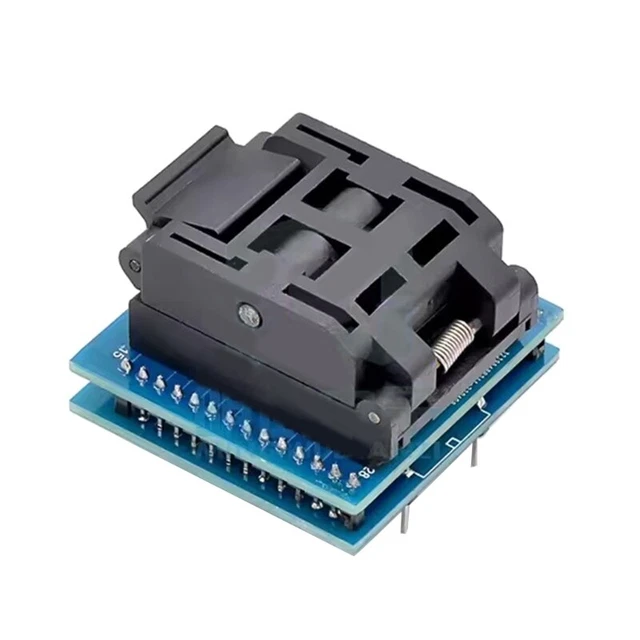 PROFESSIONAL TQFP32 TO DIP28 Testing Adapter for Students And Hobbyists ...