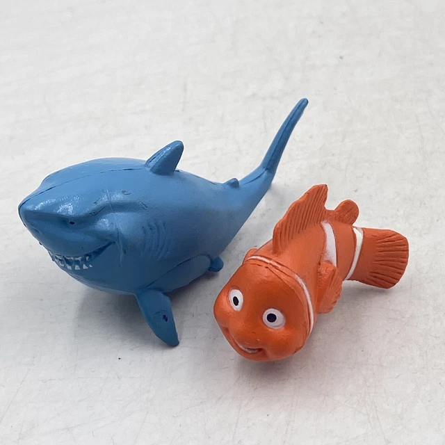 2 X FINDING Nemo Figure Bundle Disney Pixar Shark 2” Rare Collectible ...