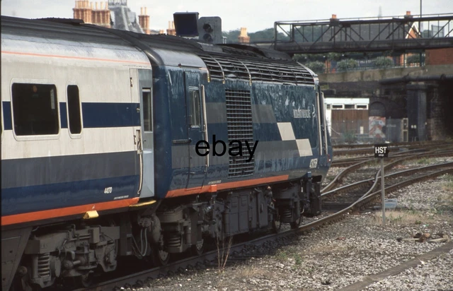 35MM RAILWAY SLIDE - Midland Mainline HST Class 43. 43058 @ Nottingham ...