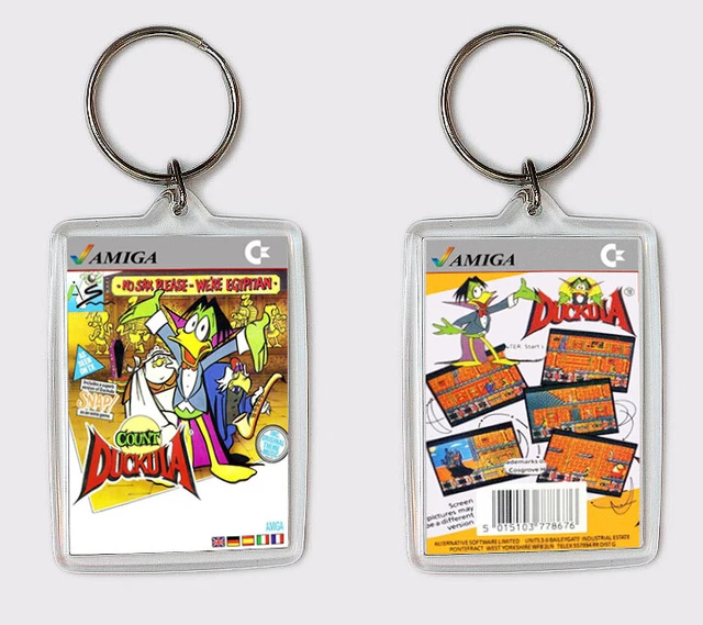 COUNT DUCKULA COMMODORE Amiga Keyring $4.64 - PicClick AU