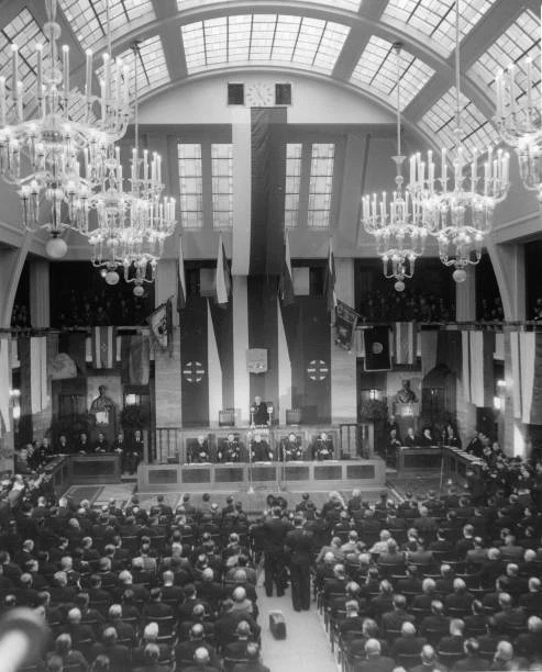 SOLEMN OPENING OF the first Slovak Confernce in Bratislava Preside- Old ...