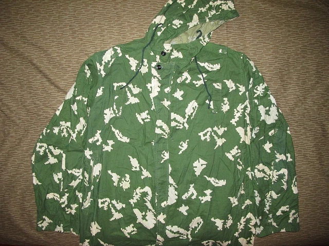 EARLY SOVIET KLMK Berezka Camo Coverall GRU Spetsnaz Airborne USSR Red ...