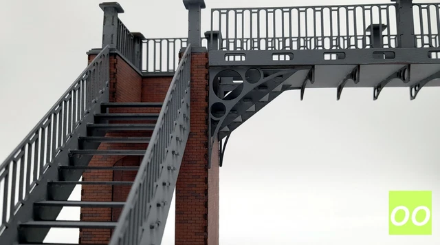 MODELUX OO GAUGE 'Dawlish Warren' Footbridge kit £16.00 - PicClick UK