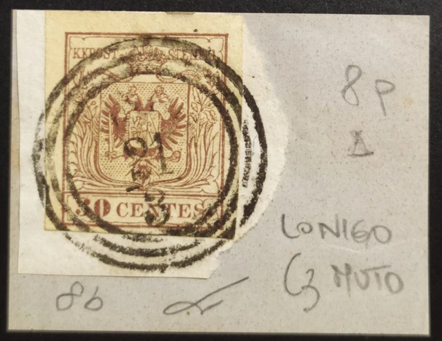 ANTICHI STATI LOMBARDO Veneto Certificato EUR 43,00 - PicClick FR