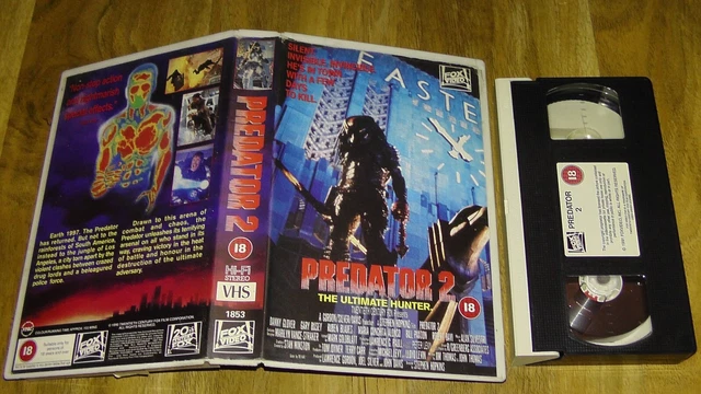 PREDATOR 2 VHS Video Big Box Ex Rental Cert CBS FOX £14.99 - PicClick UK
