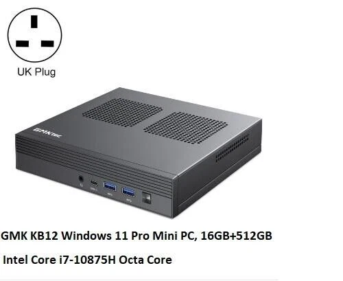 GMKTEC WINDOWS 11 Pro Mini PC, 16GB+512GB, Intel® Core™ i7 Processors ...