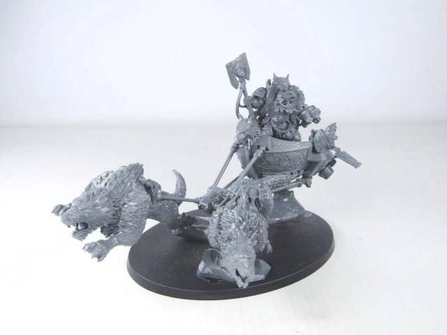 (AE18) LOGAN GRIMNAR On Stormrider Space Wolves Adeptus Astartes 40k ...