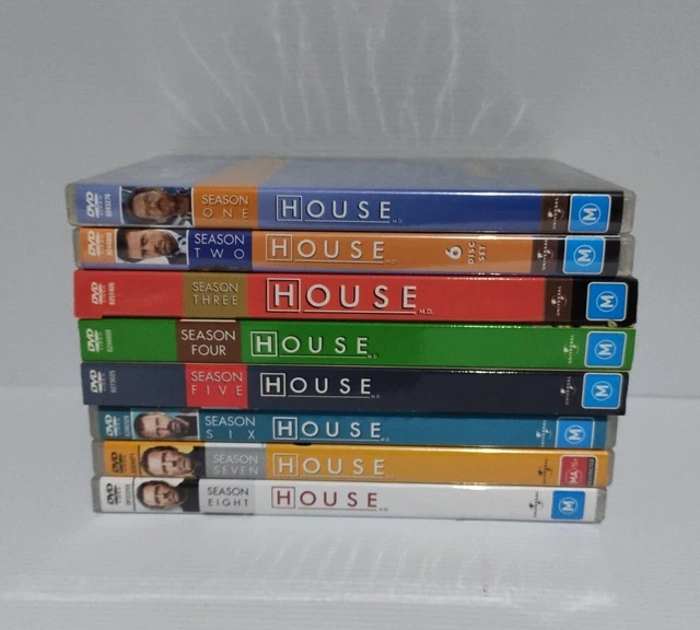 HOUSE MD DVD set Complete Seasons 1-8 (1 2 3 4 5 6 7 8) Region 4 £46.63 ...