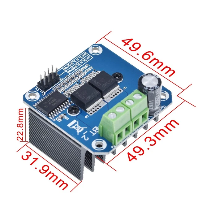 DC STEPPER MOTOR Drive Motor Driver Overcurrent Protection H Bridge ...