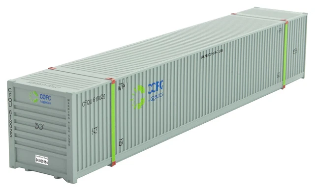 MICRO-TRAINS MTL N-SCALE 53ft Corrugated Shipping Container COFC/CFQU ...