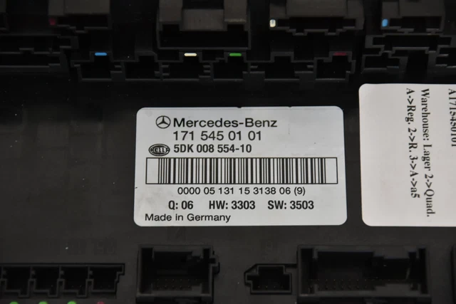 MERCEDES SLK R171 fuse box relay box control unit SAM module ...