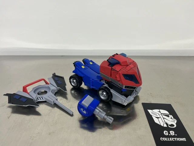 TRANSFORMERS ANIMATED OPTIMUS Prime Voyager Class 100% Complete $74.99 ...