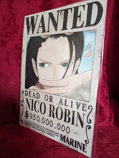 One Piece Wanted Posters Robin