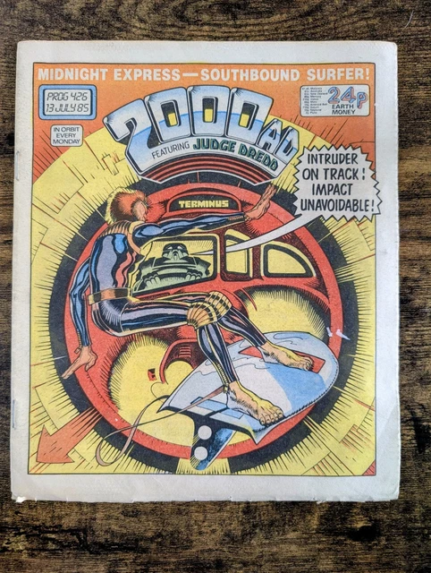 2000 AD COMIC PROG 426 (1985) Judge Dredd – Midnight Surfer – Vintage ...