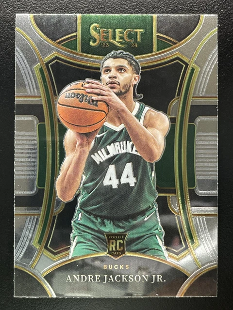 2023-24 PANINI SELECT #317 Andre Jackson Jr. Mezzanine RC Milwaukee ...