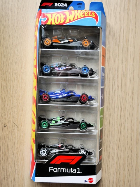 FORMULA 1 RACE Team 5 Pack Hot Wheels F1 2024 Diecast Cars 1:64 Scale £ ...