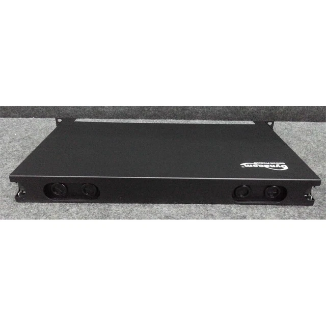 DYNACOM 900-FRM-3A 1U Rack-Mount 3 Panel Fiber Optic Enclosure Black $1 ...