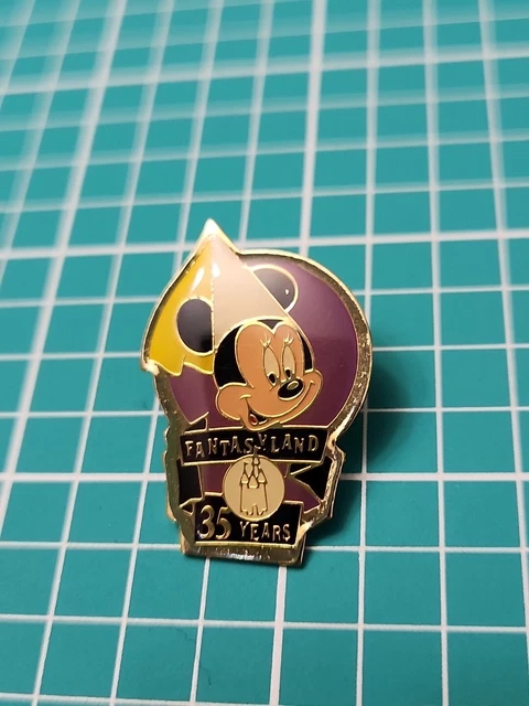 DISNEY FANTASY LAND Pin 35 Years Walt Disney World Mickey Fantasia Pin ...
