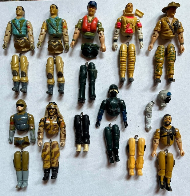 GI JOE FIGURE parts lot 1984 1985 1986 Cobra ARAH custom fodder AS-IS body EUR 20,21 - PicClick IT