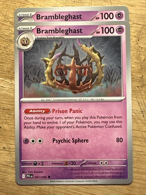 2X BRAMBLEGHAST - 047/094 - Non-Holo - Phantasmal Flames - NM/M ...