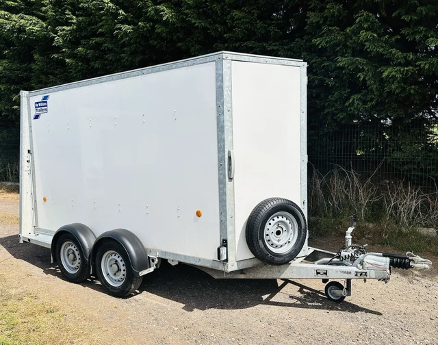 IFOR WILLIAMS BV105 10ft Box Van Trailer (Ramp / Doors) Ivor BV85 BV125 ...