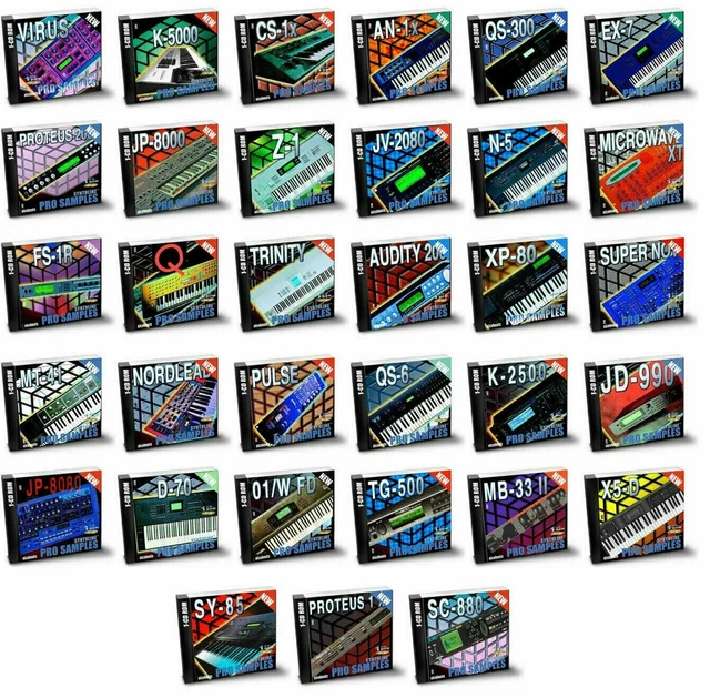 48 CD,S SF2 SOUNDFONTS Format Sample CDs ++ nicebyte for professional ...