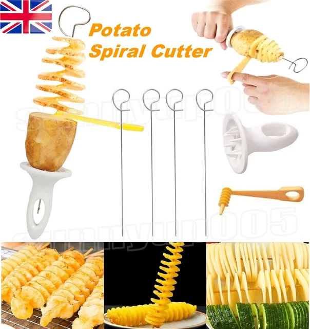 Potato Spiral Cutter Chips Tower Manual Making Machine Vegetable Slicer