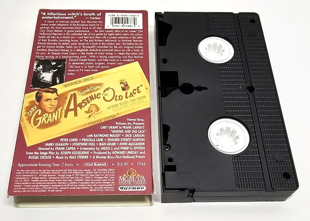 ARSENIC & OLD Lace VHS 1992 Cary Grant £5.44 - PicClick UK