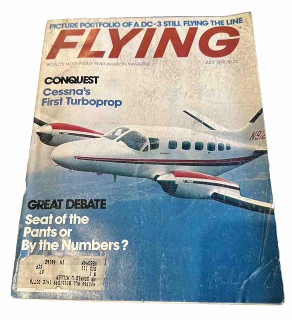 FLYING MAGAZINE 1978 - Conquest Cessna’s First Turbo - Vintage £15.59 ...