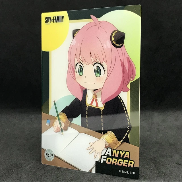 SPY X FAMILY ANYA FORGER No.15 Japanese Collectable Clear Card Anime ...