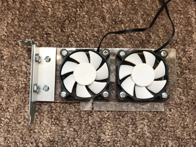LOW PROFILE PCI Express Slot Exhaust/Blower Fan Cards Super Rare £25.00 ...