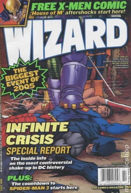 WIZARD THE COMICS Magazine #169A in perfette condizioni 2005 immagine ...