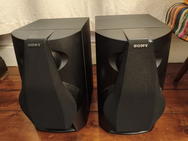 SONY SS-L50 STEREO Speakers Pair of Speakers 6 Ohms Black £31.91 ...