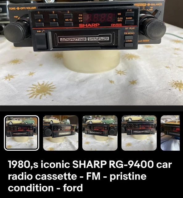 ICONIC EARLY 80’S Sharp RG - 9400 car stereo Radio/ Cassette 👌 £49.99 ...