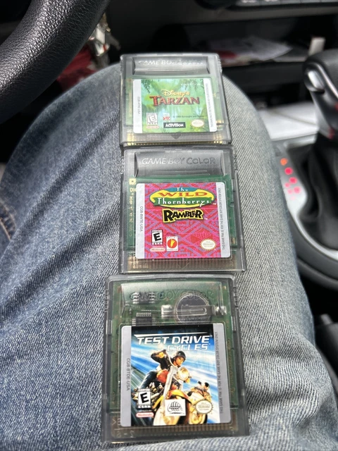 DISNEY’S TARZAN NINTENDO Game Boy Color , the wild thornberry& test ...