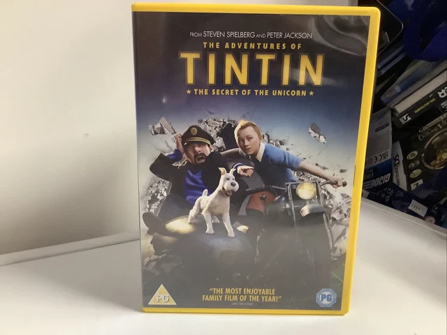 THE ADVENTURES OF Tintin The Secret of the Unicorn Dvd 2012 Steven ...