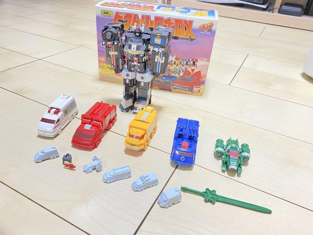 POWER RANGERS LIGHTSPEED Rescue GoGoFive minipla Victory Robo DX BANDAI ...