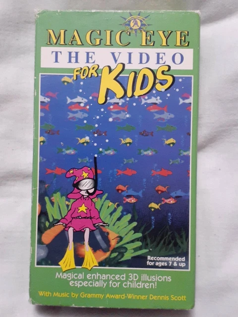 MAGIC EYE THE Video (For Kids) (VHS 1994) Cascom 30 Min. VINTAGE OOP ...
