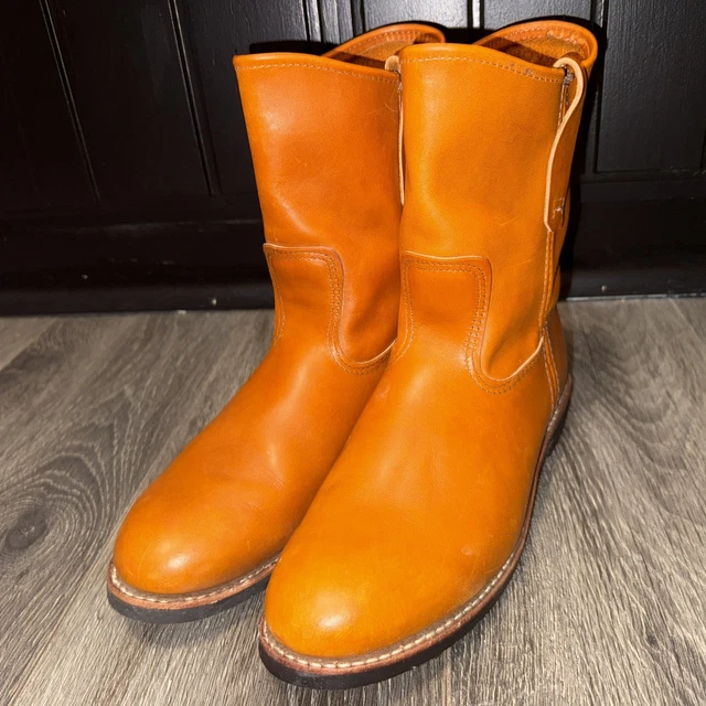 RED WING IRISH Setter 9866 Pecos 9” Gold Russet Sequoia Boot 10 E ...