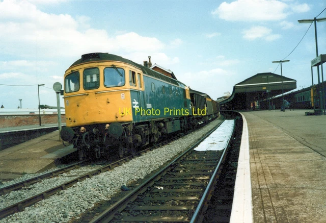 RAILWAY PHOTO 6X4 Class 33 33208 Ballast Train Salisbury c1986 £1.50 ...
