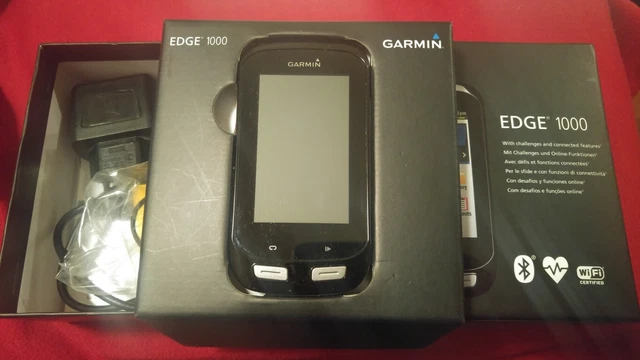 GARMIN EDGE 1000 Ciclocomputer GPS con Mappa Topografica £142.16 ...