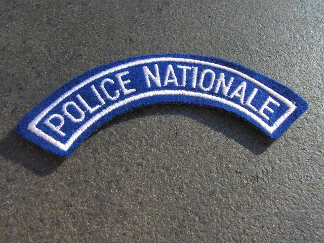 INSIGNE TISSU PATCH police nationale (c 45 ) EUR 2,75 - PicClick FR
