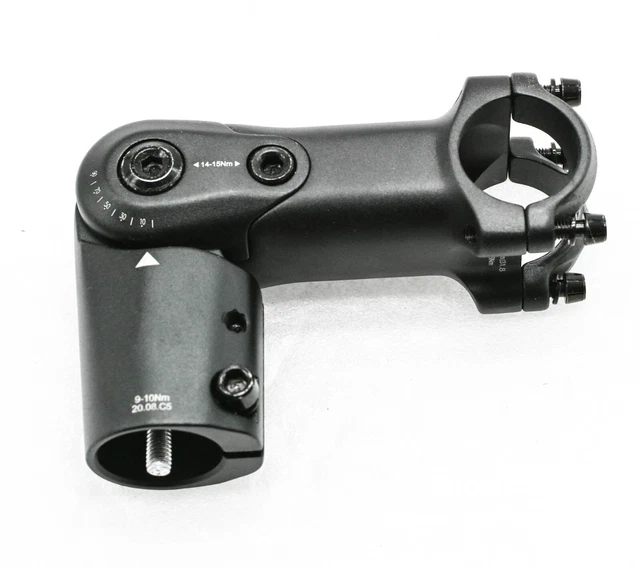 VORBAU CUBE CPS-A erhöhter verstellbarer Vorbau PRO 31.8 mm | black EUR ...