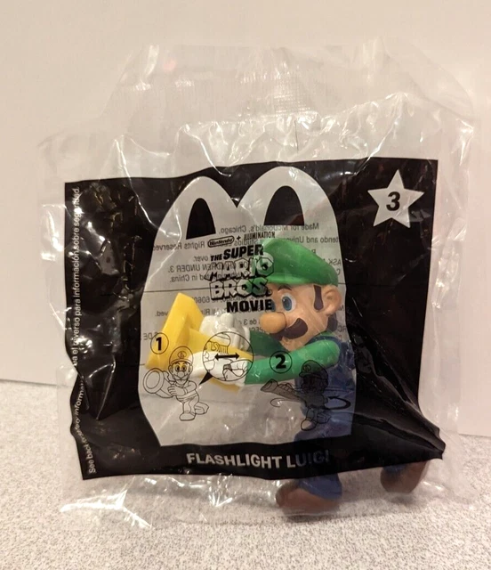 MCDONALD'S 2023 SUPER Mario Bros Movie FLASHLIGHT LUIGI Happy Meal Toy EUR 7,45 - PicClick IT