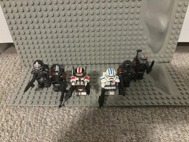 CUSTOM LEGO STAR Wars The Bad Batch Clone Troopers Rare Clone Force 99 ...