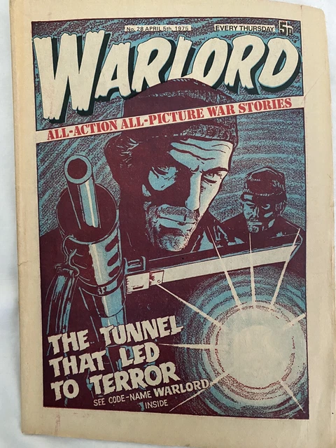 WARLORD #28 5/4/1975 Union Jack Jackson, Soldier Smith, DC Thompson UK ...