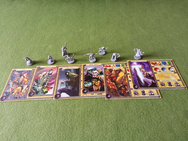 8 DESCENT CHARACTERS. Dungeon & Dragons Heroquest Frostgrave Warhammer ...